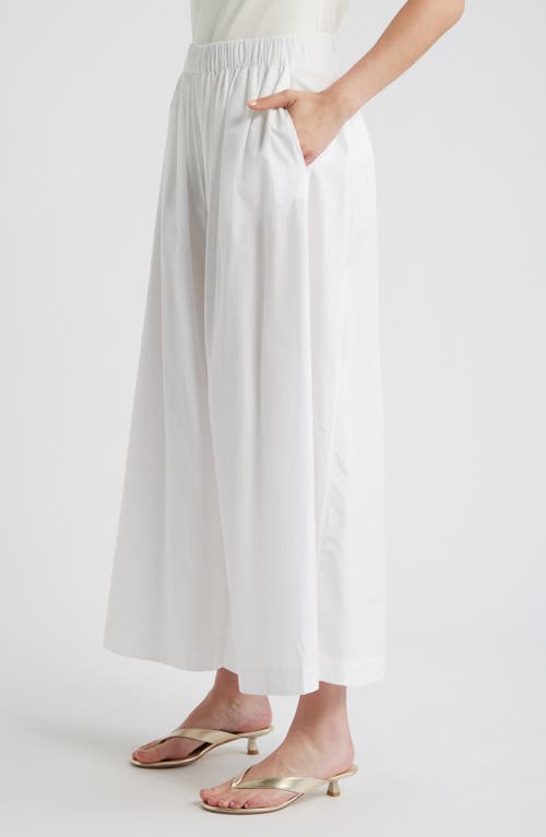 BOSS Talini Cotton Wide-Leg Pants